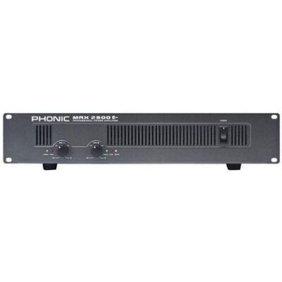 Phonic MAX 2500 PLUS 1500W Power Amplifier – avused.com