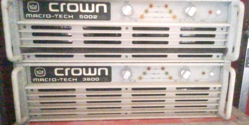 CROWN MA-5002VZ Macro-Tech Professional Amplifier – avused.com